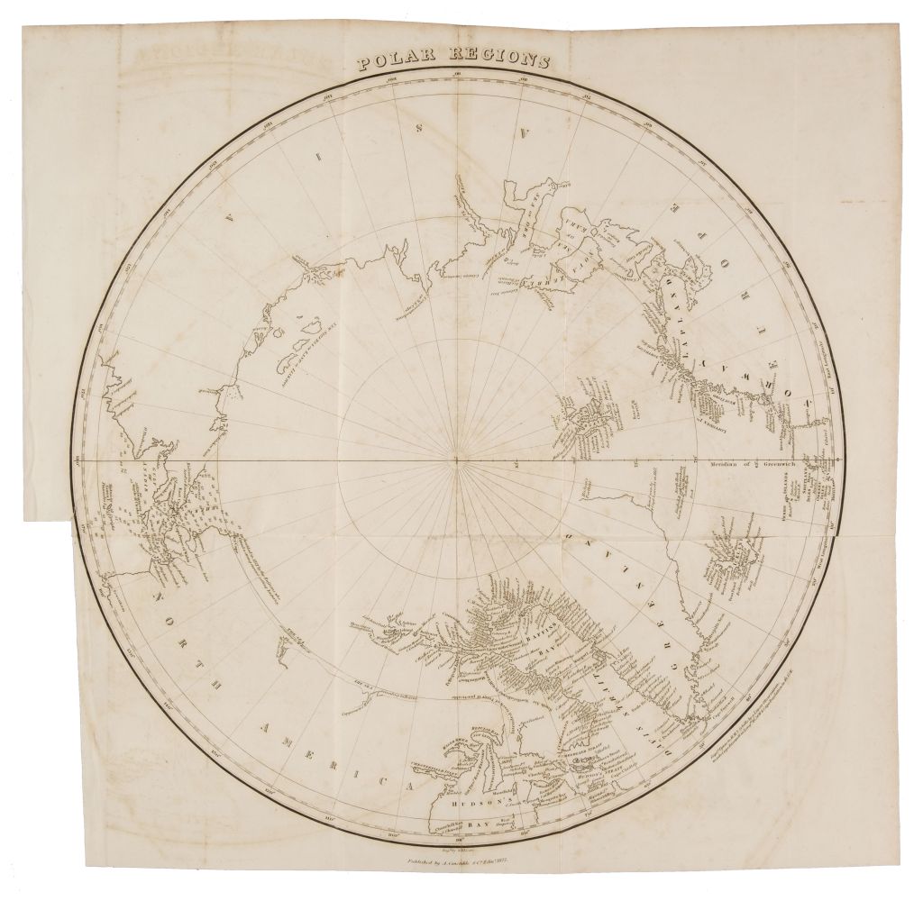 Lot 8 - Polar Regions. Map of the Polar Regions,