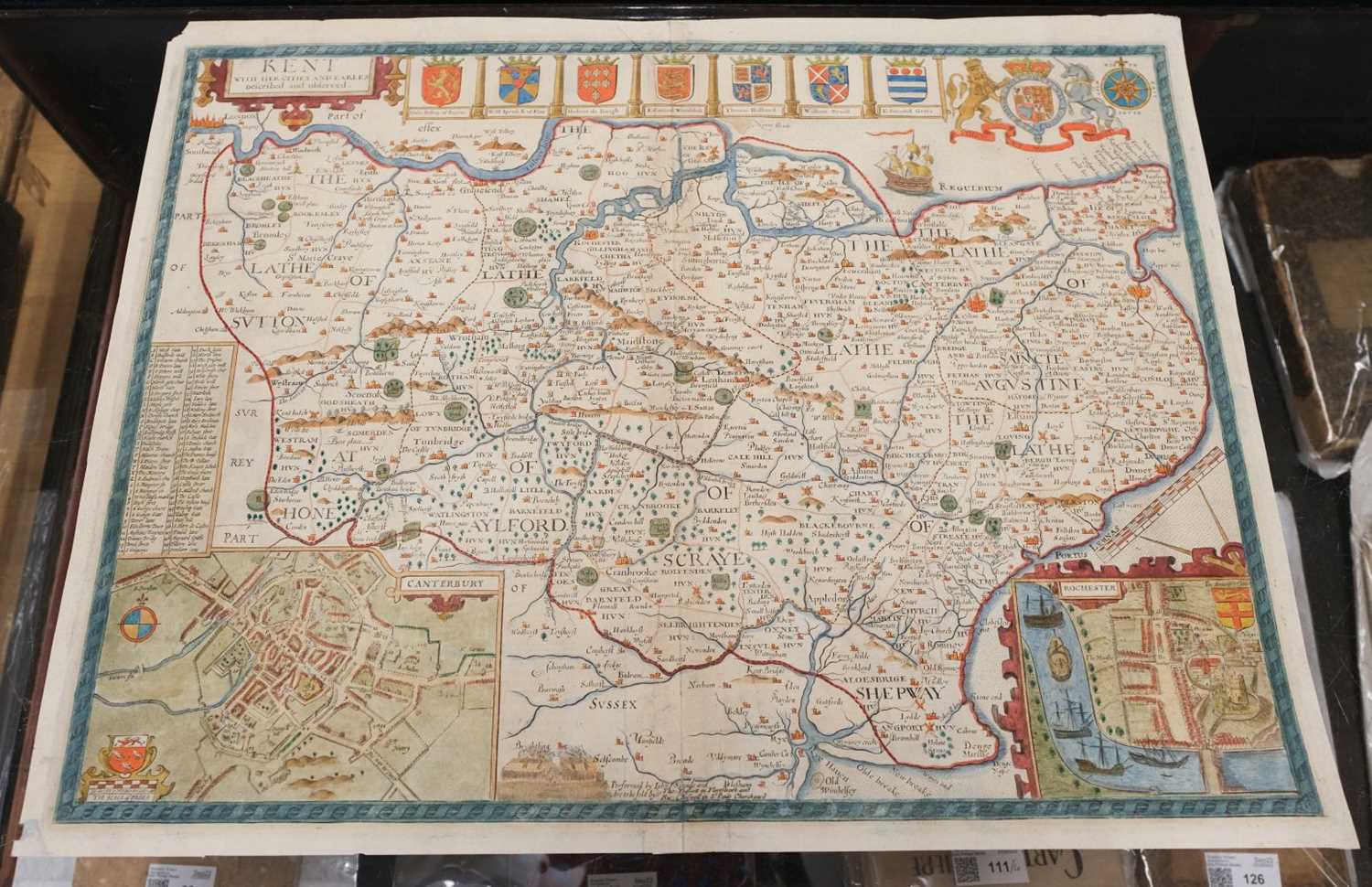 Lot 103 - Kent. Speed (John), Kent with her Cities and