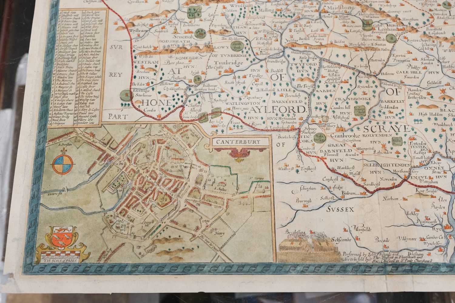 Lot 103 - Kent. Speed (John), Kent with her Cities and