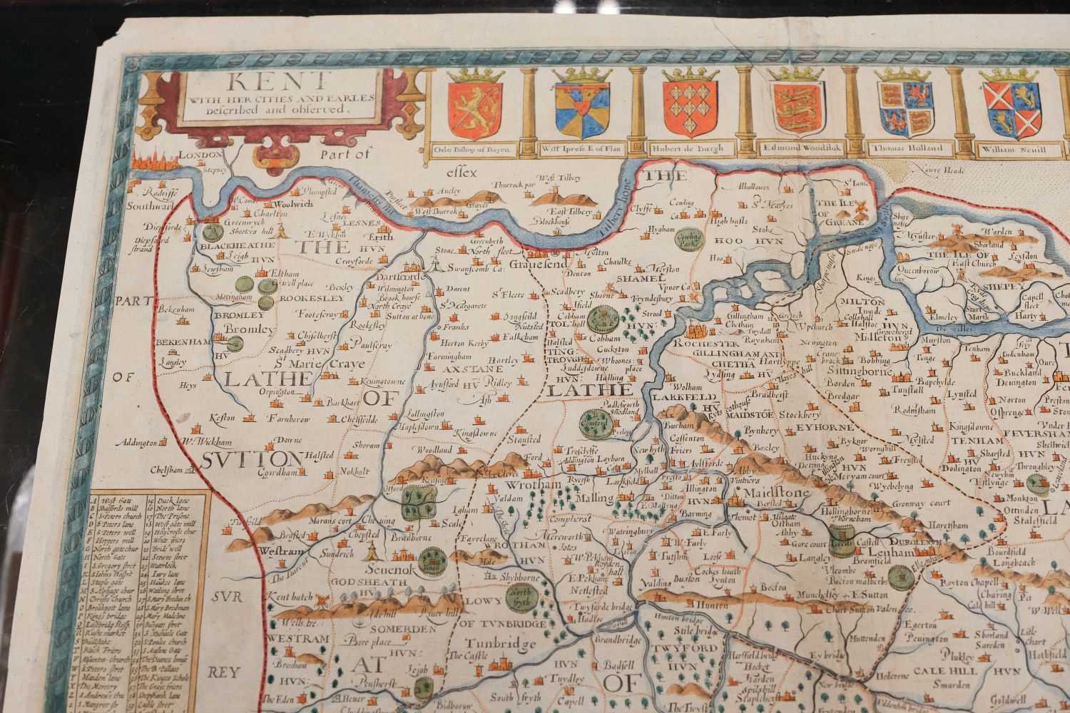 Lot 103 - Kent. Speed (John), Kent with her Cities and