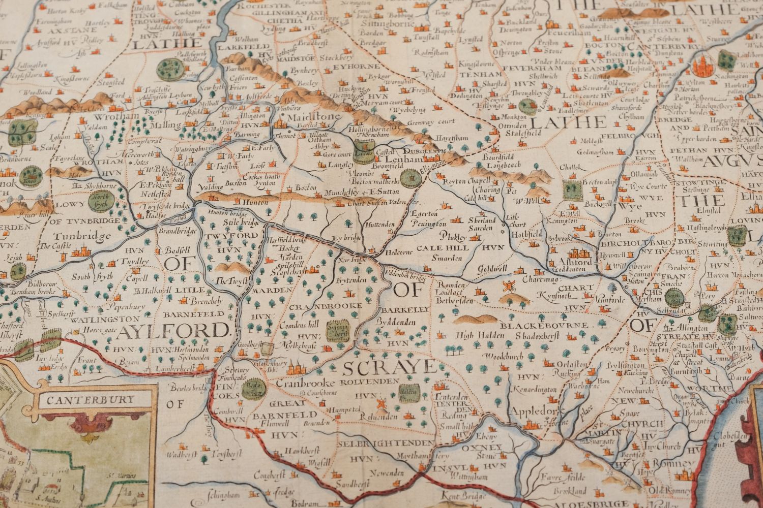 Lot 103 - Kent. Speed (John), Kent with her Cities and