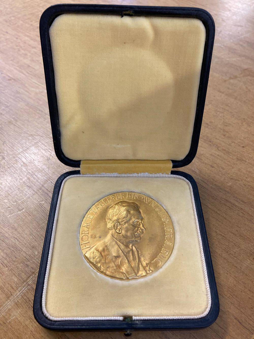 Lot 487 - The Horace Brown Medal. A gold medal awarded