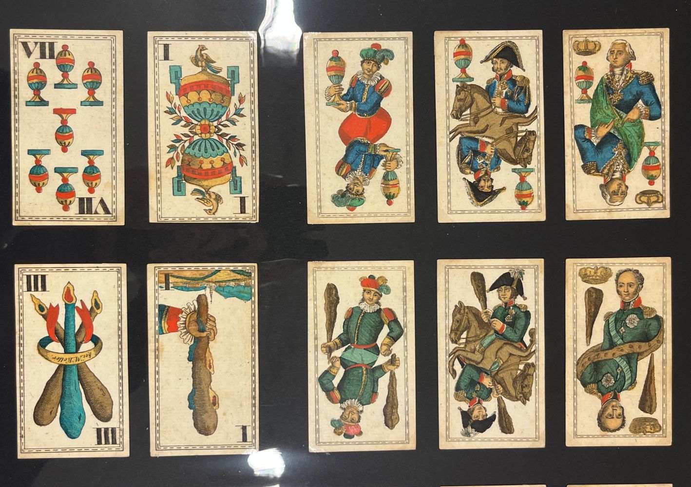 Lot 231 - Austrian Tressette cards. Allied Military