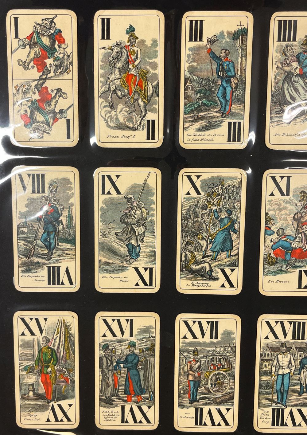 Lot 231 - Austrian Tressette cards. Allied Military