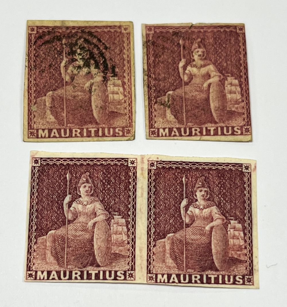 Lot 192 - Mauritius. 1859 Q. V. (9p)