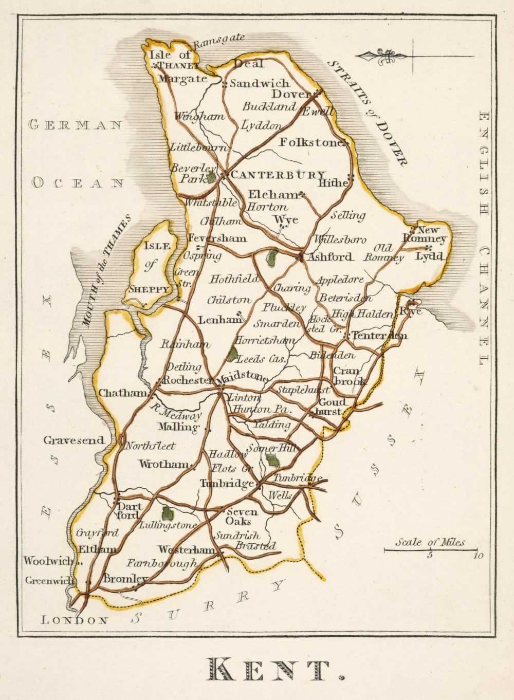 Lot 176 - Kent. A collection of approximately 240 maps