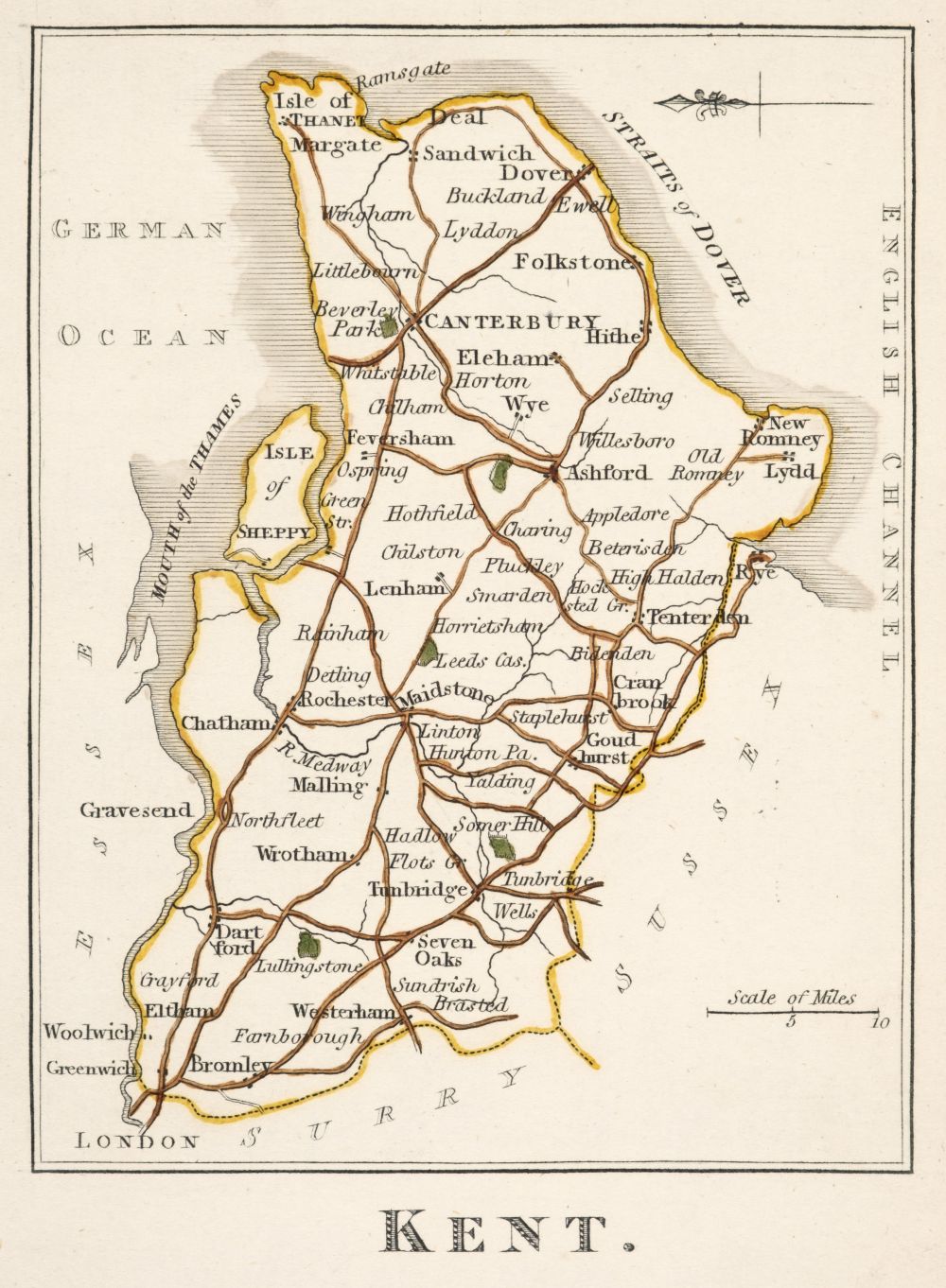 Lot 176 - Kent. A collection of approximately 240 maps