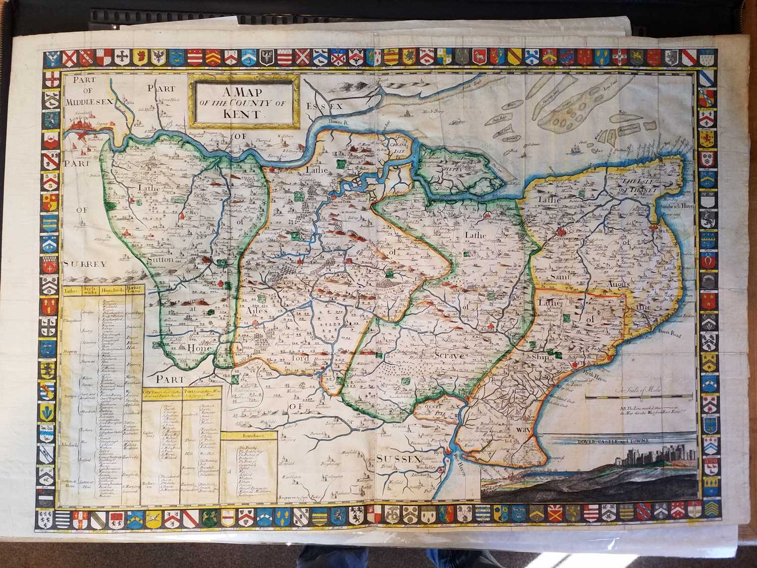 Lot 177 - Kent. Harris (John), A Map of the County of