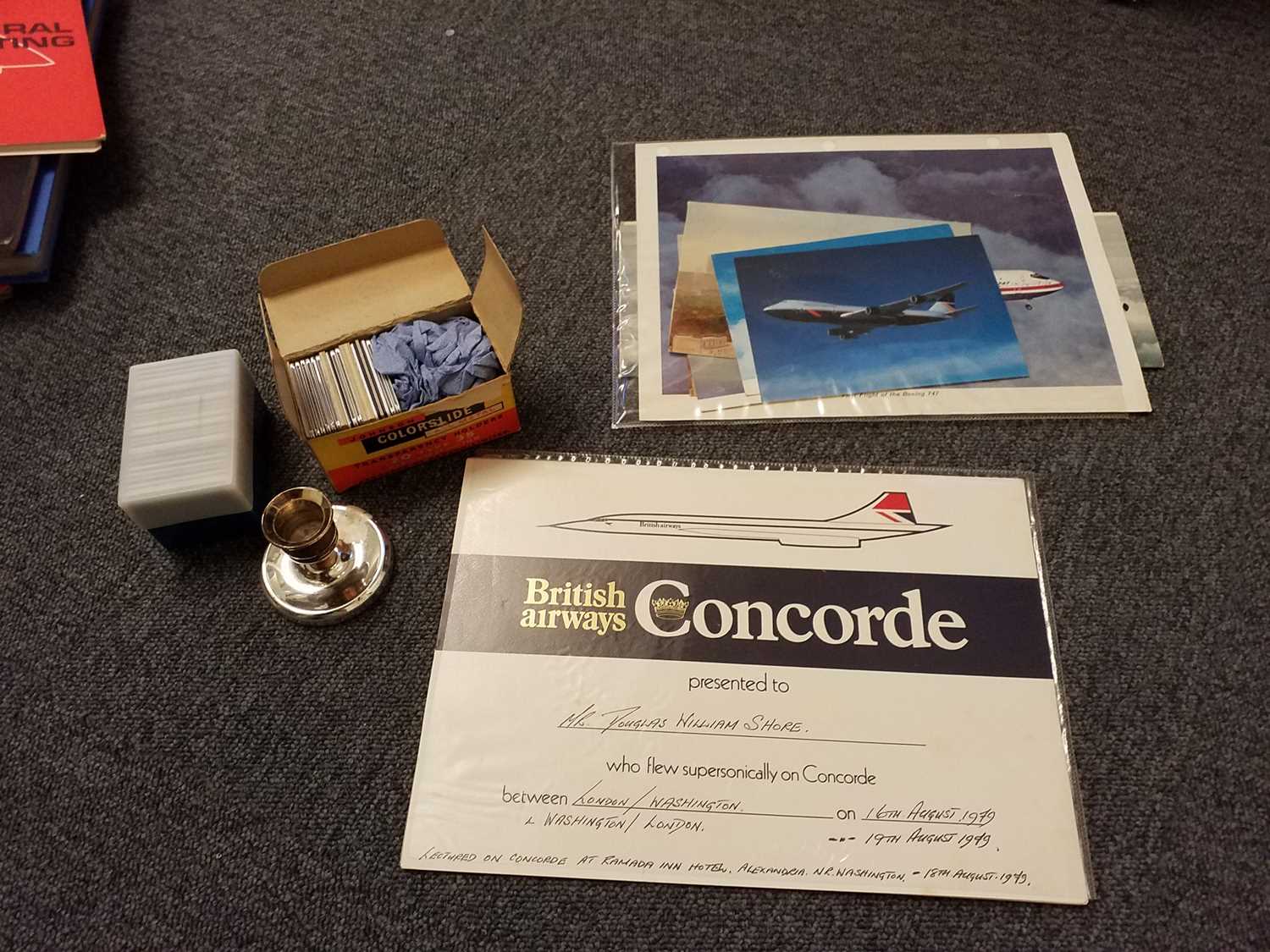 Lot 22 - Concorde. An archive relating to Douglas