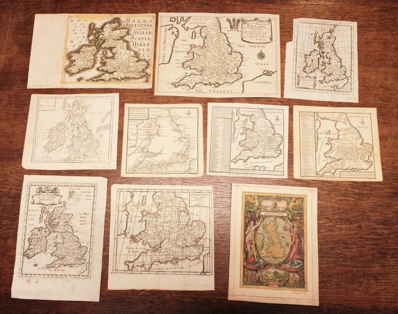 Lot 149 - British Isles. A collection of 30 maps, 17th