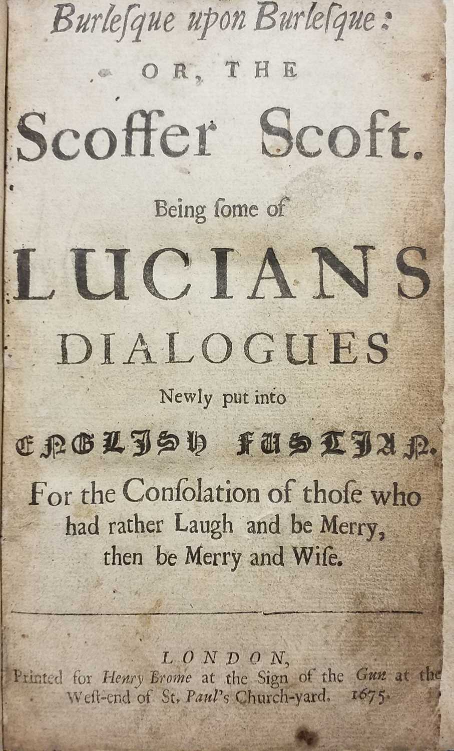 Lot 477 - Antiquarian. A collection of 17th, 18th