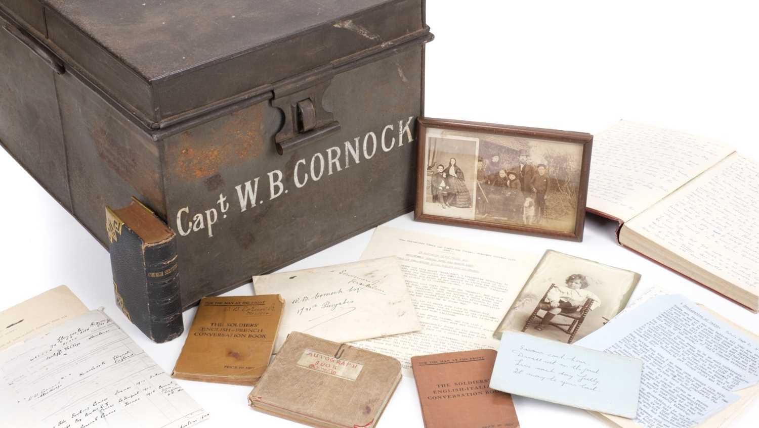 Lot 501 - Gloucestershire Yeomanry. A group of four to