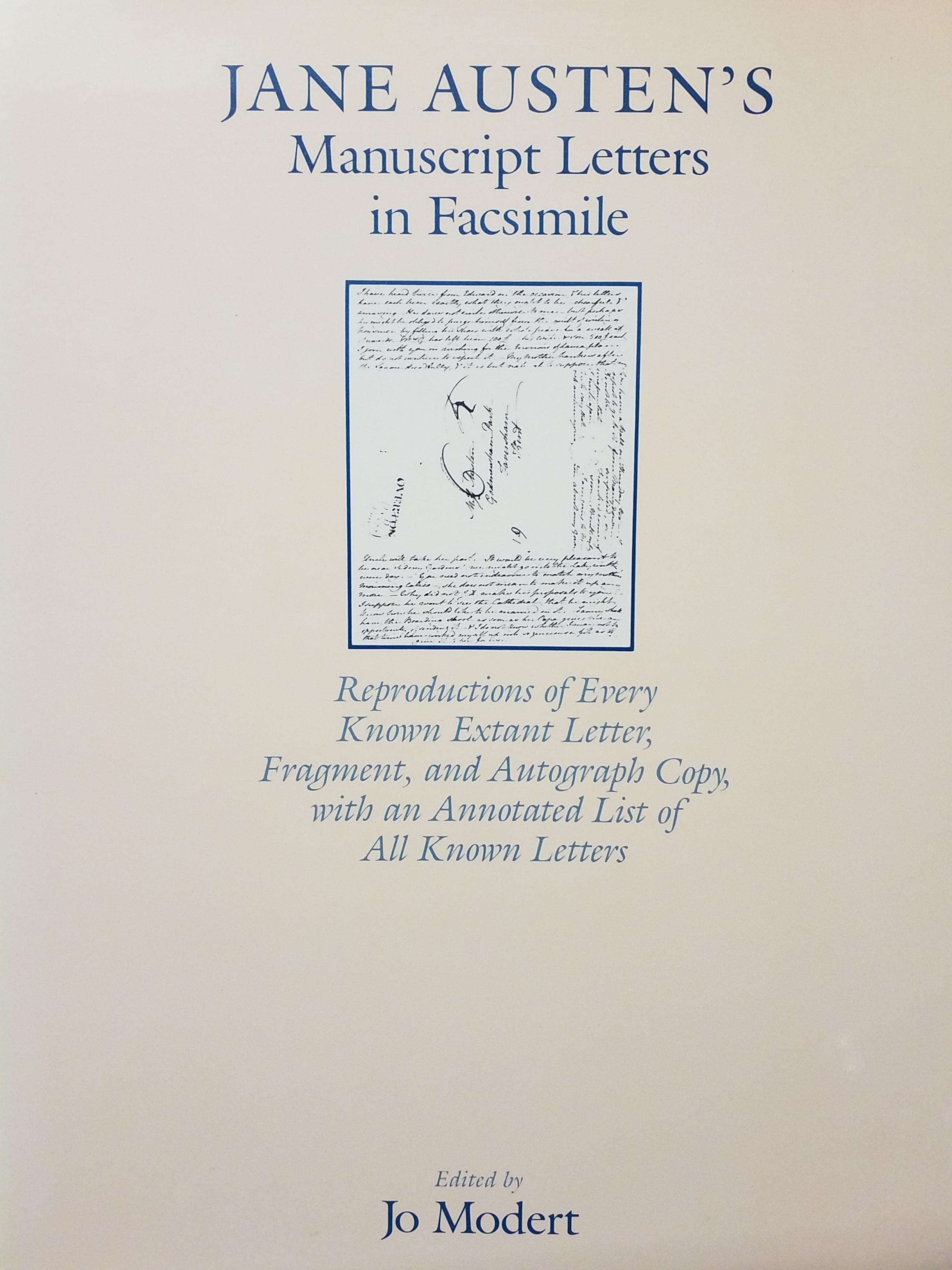 Lot 482 - Jane Austen. A large collection of modern