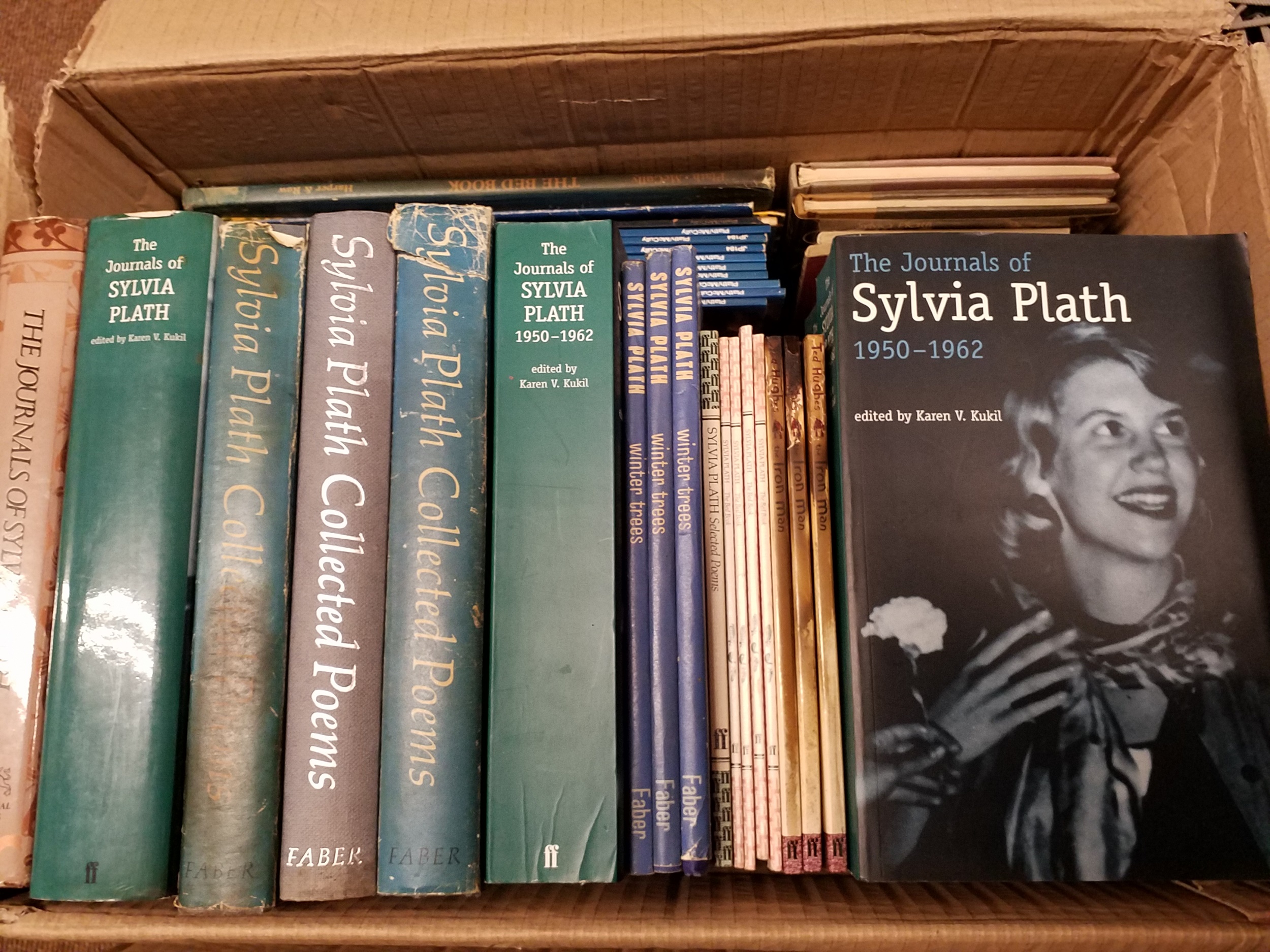 Lot 427 - Hughes (Ted). Sylvia Plath Collected Poems,