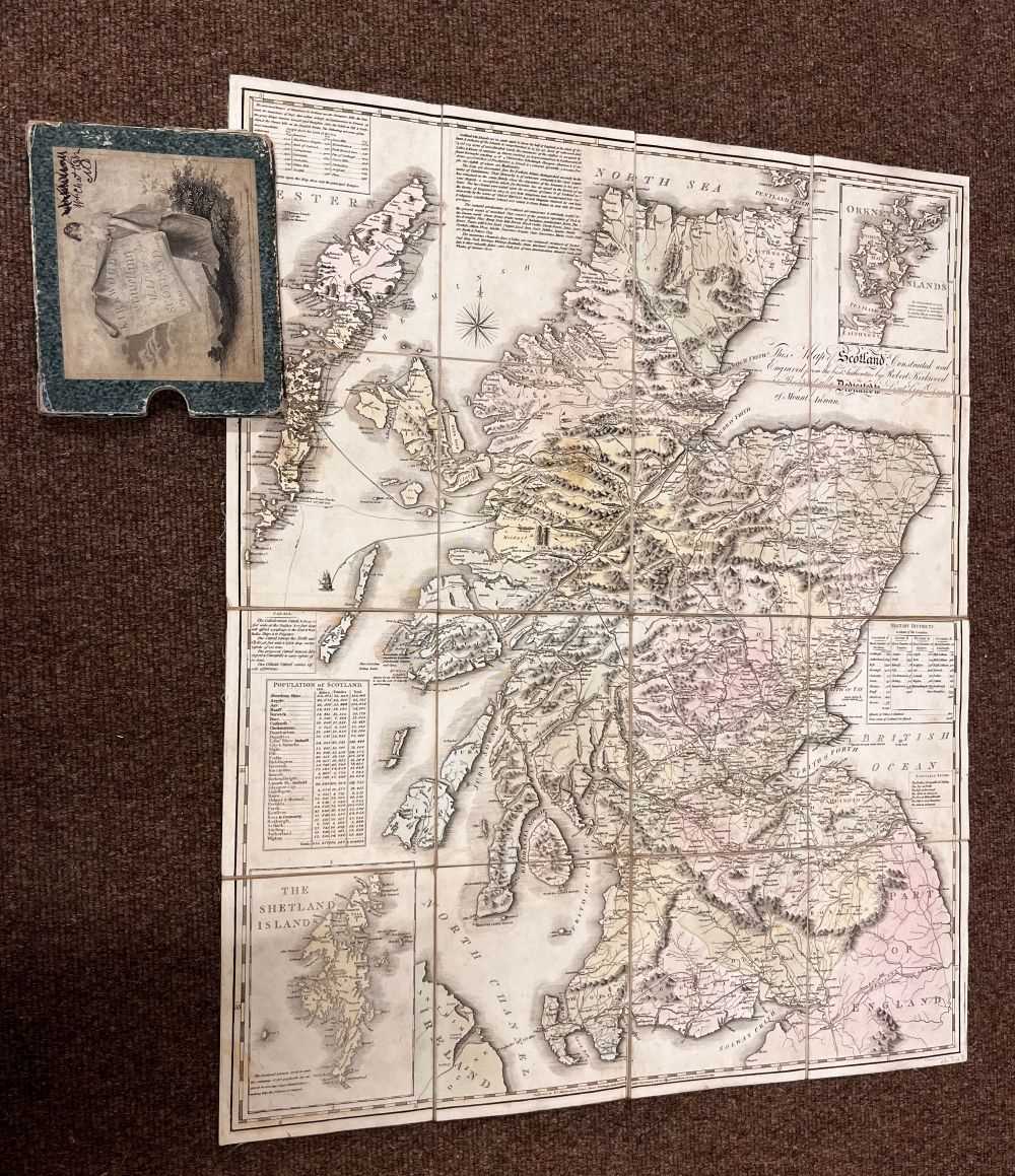 Lot 168 - Folding Maps. A collection of eight maps,