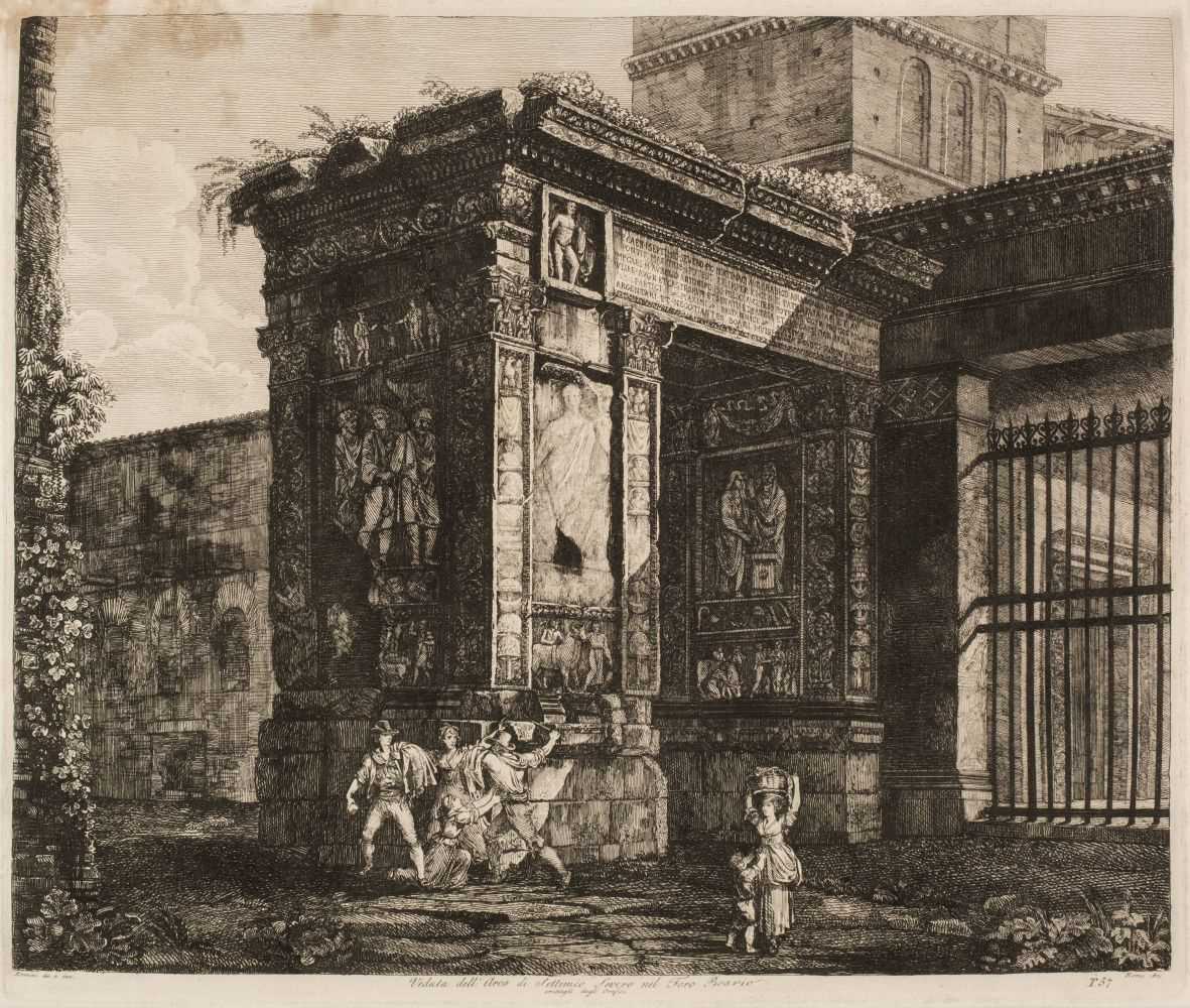 Lot 278 - Rossini (Luigi, 1790-1857). Veduta dell'Arco