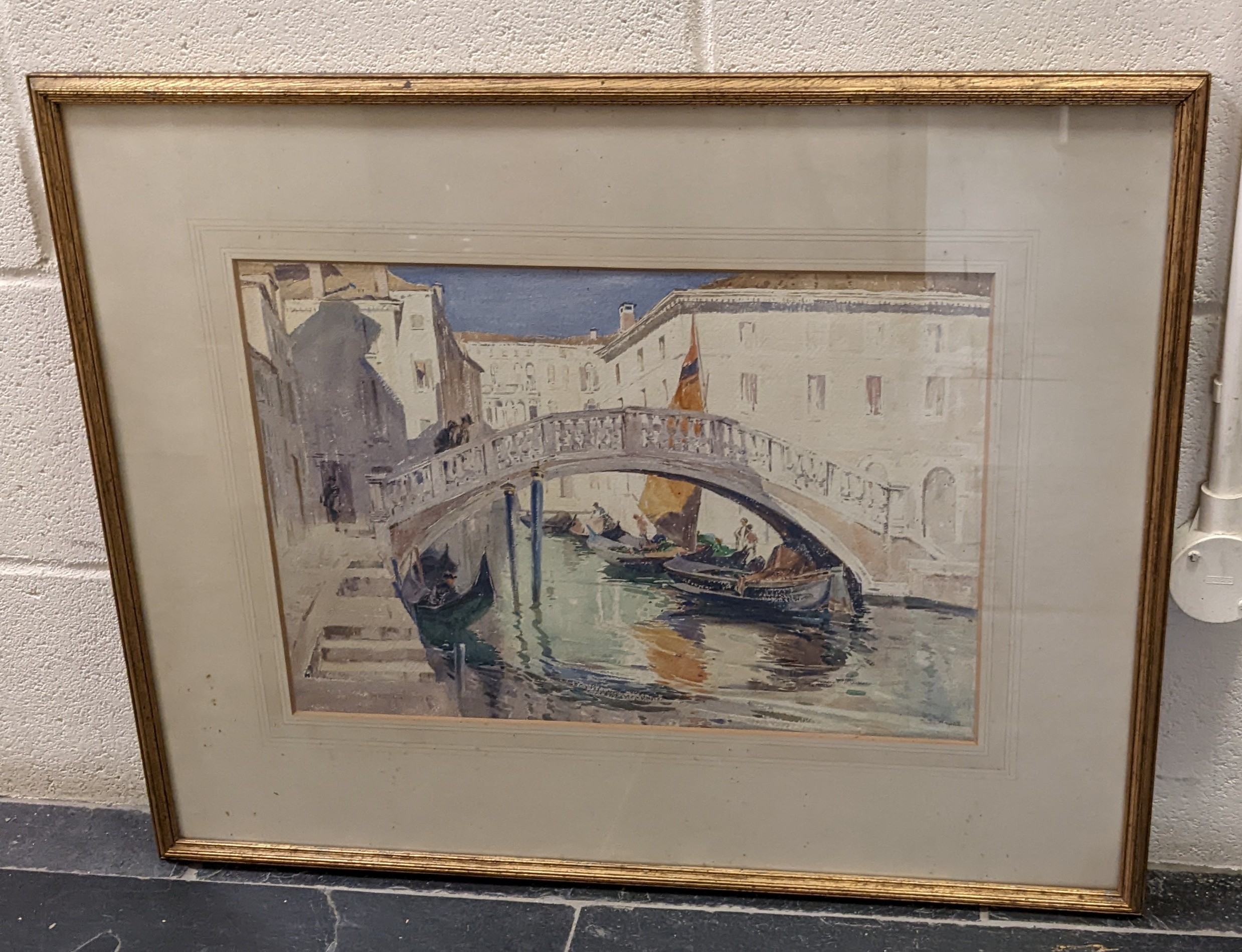 Lot 384 - Marston (Freda). The Venetian Bridge, 1929