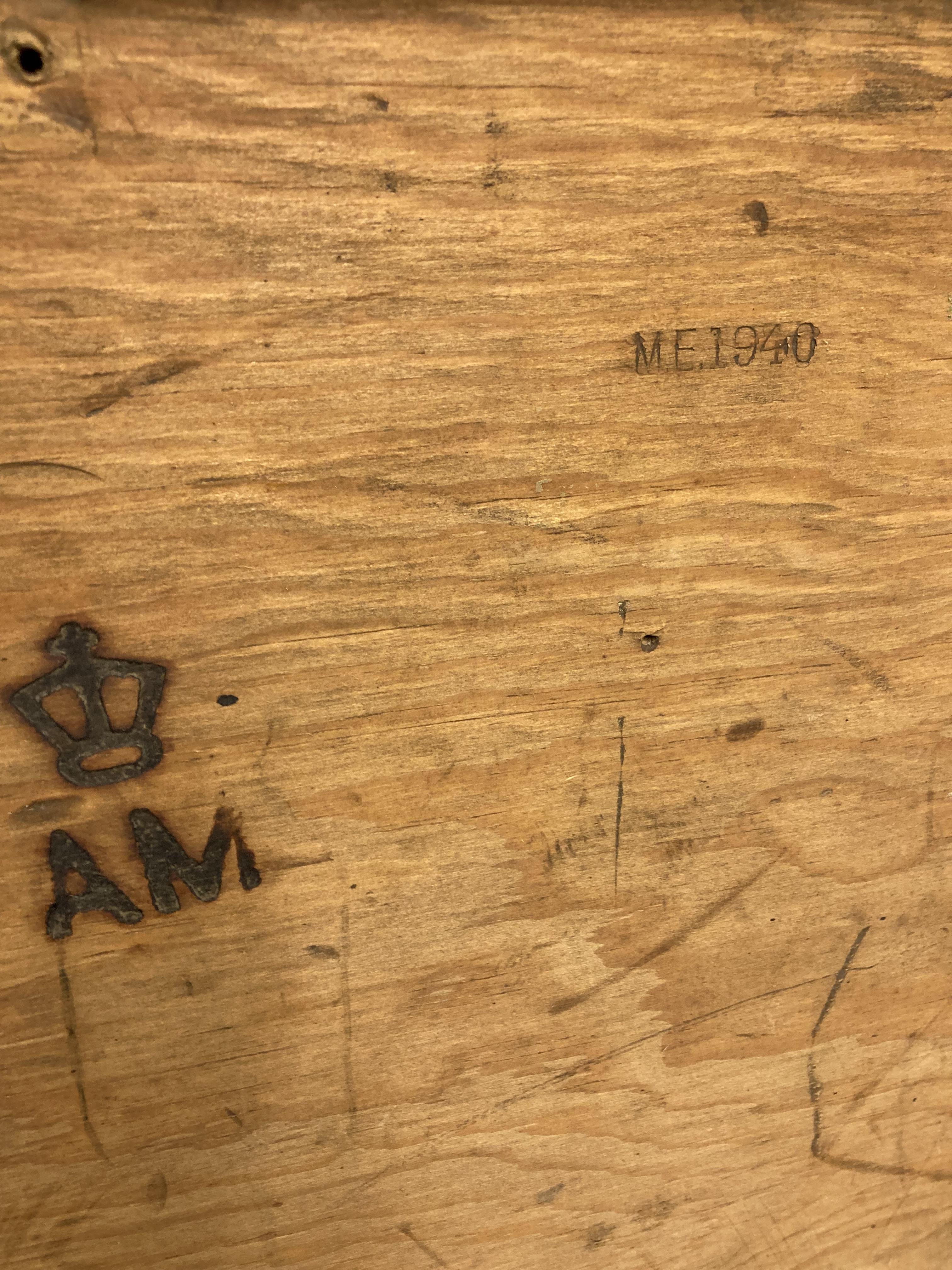 Lot 81 - RAF Noticeboard . A WWII period RAF workshop