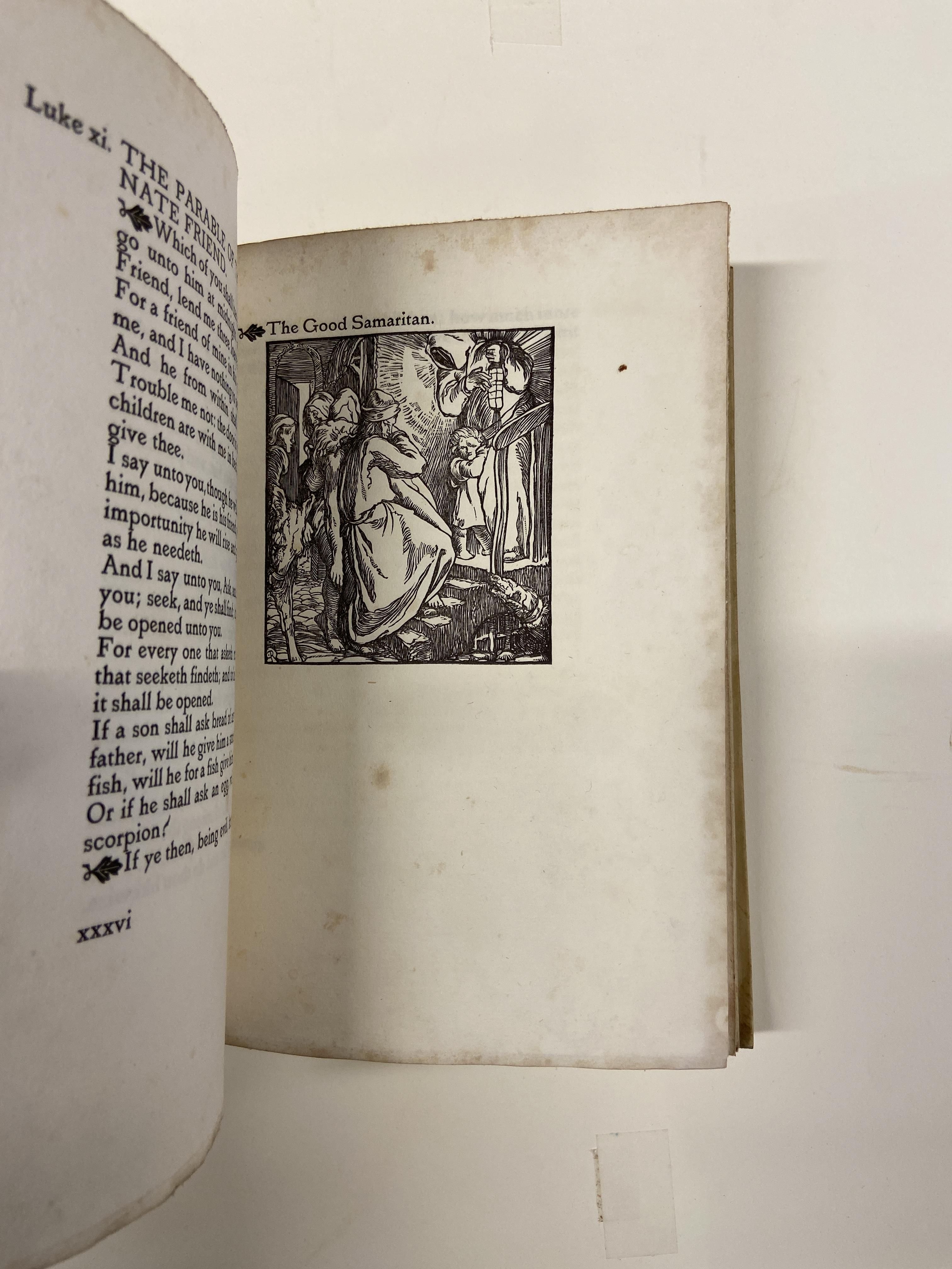 Lot 839 - Vale Press. The Parables from The Gospels,
