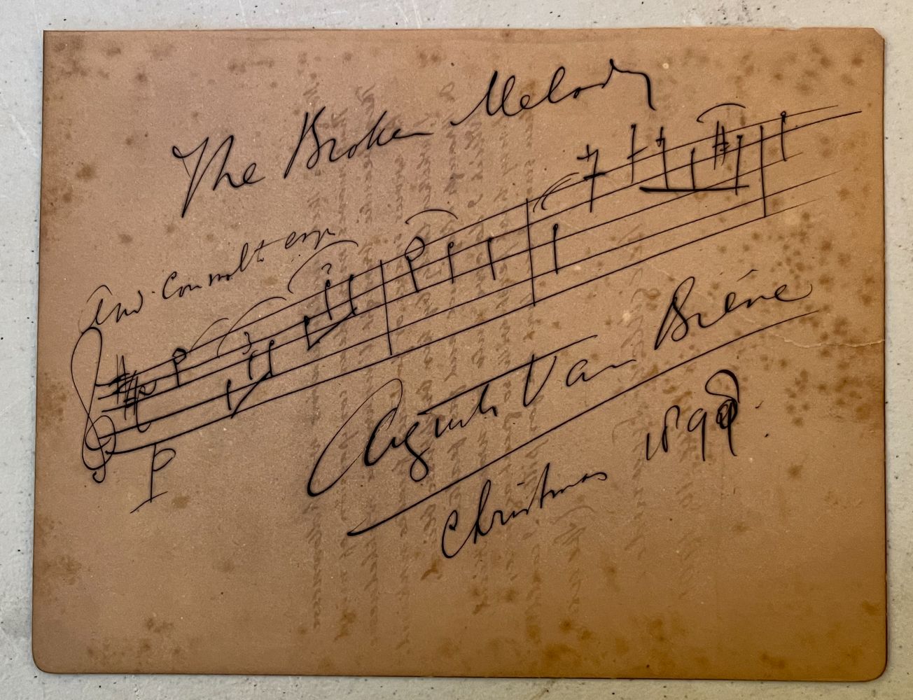 Lot 355 - Musicians' Autographs. A group of 9