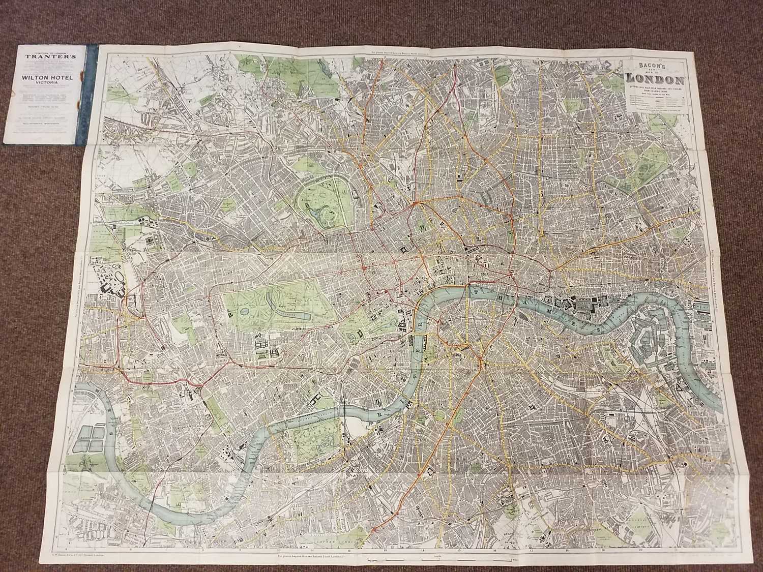 Lot 169 - Folding Maps. A mixed collection of 30 maps,