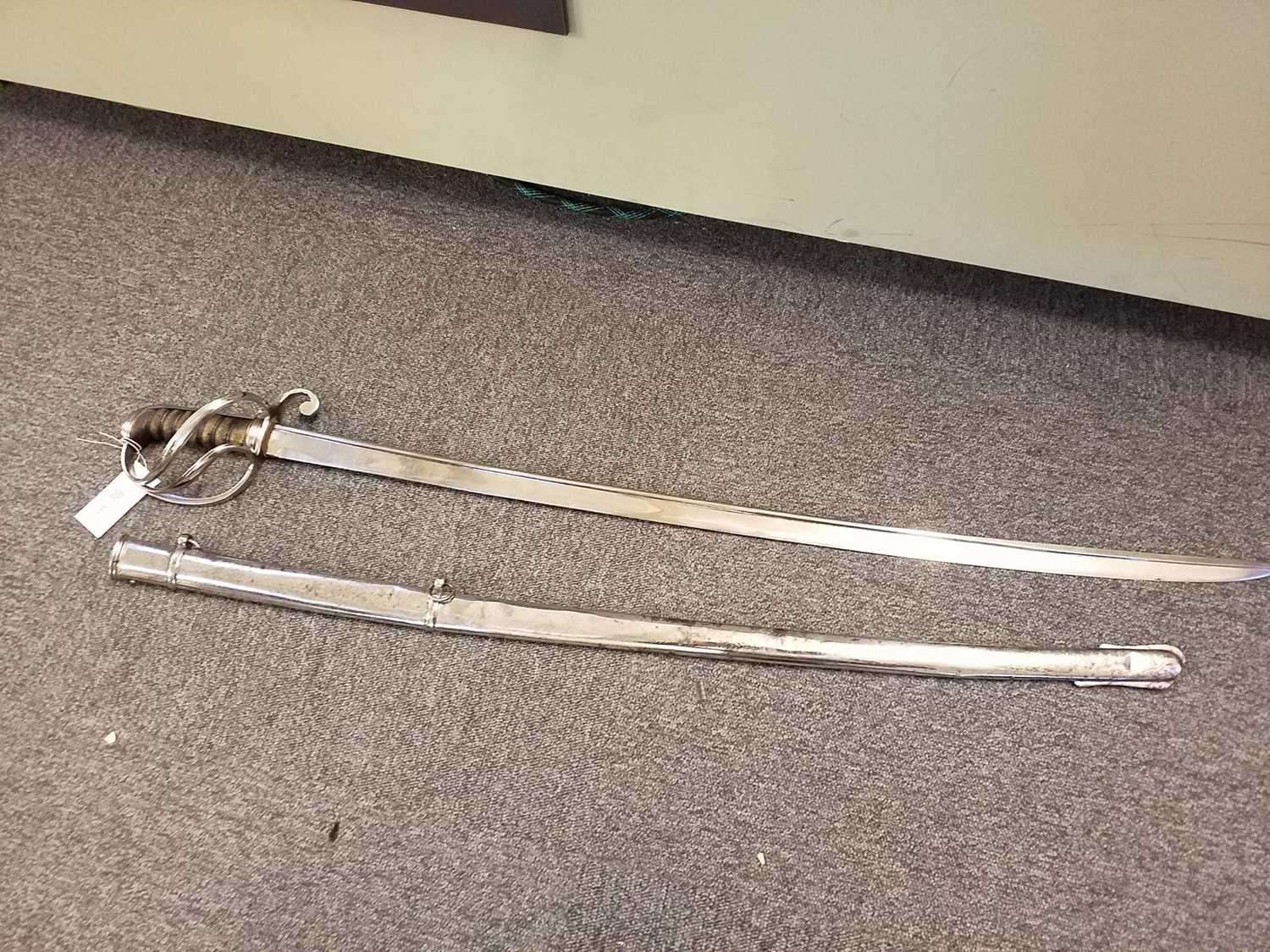 Lot 381 - Sword. An 1821 pattern light cavalry sword