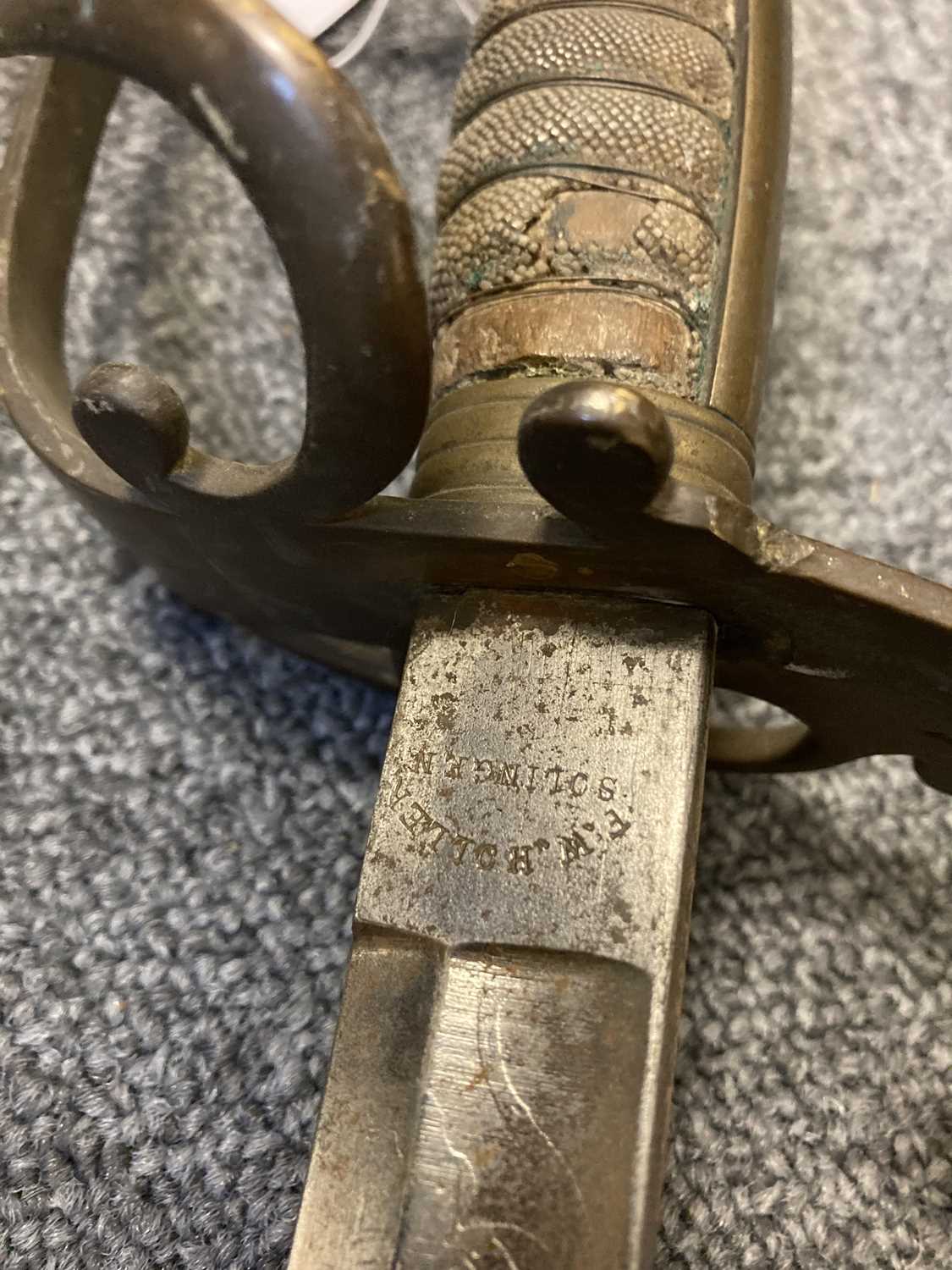 Lot 386 - Swords. A 19th century Indian Police sword