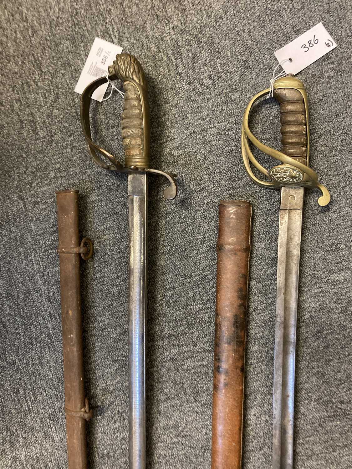 Lot 386 - Swords. A 19th century Indian Police sword