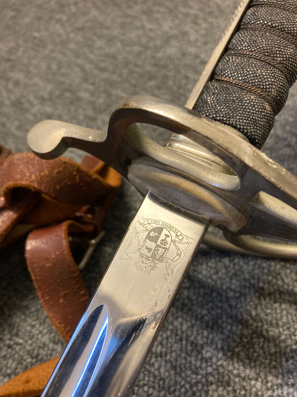 Lot 397 - Swords. A WWI Royal Artillery officer's