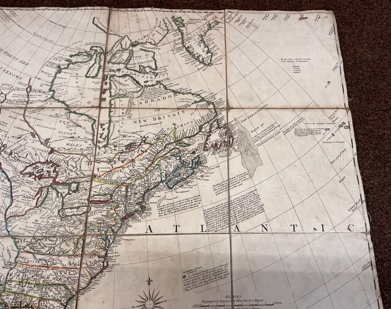 Lot 202 - North America. Rocque (John), A General Map