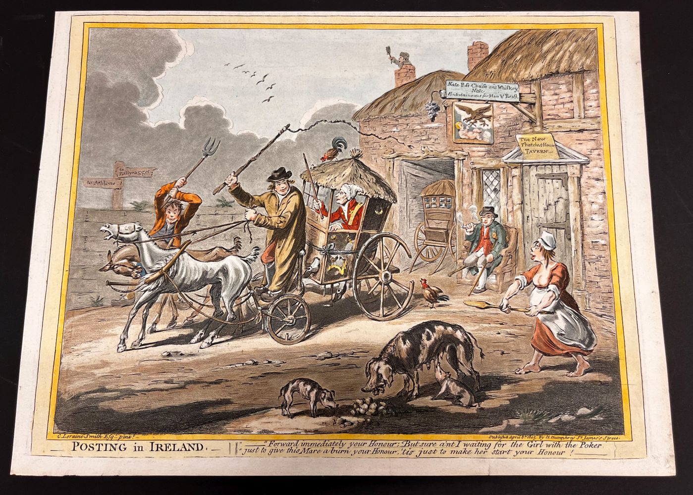 Lot 261 - Irish caricatures. A collection of 13