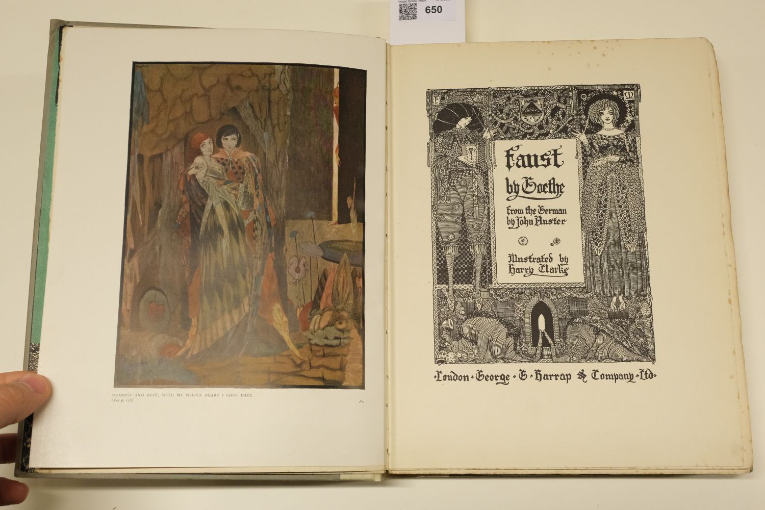 Lot 650 - Clarke (Harry, illustrator). Faust by Goethe,