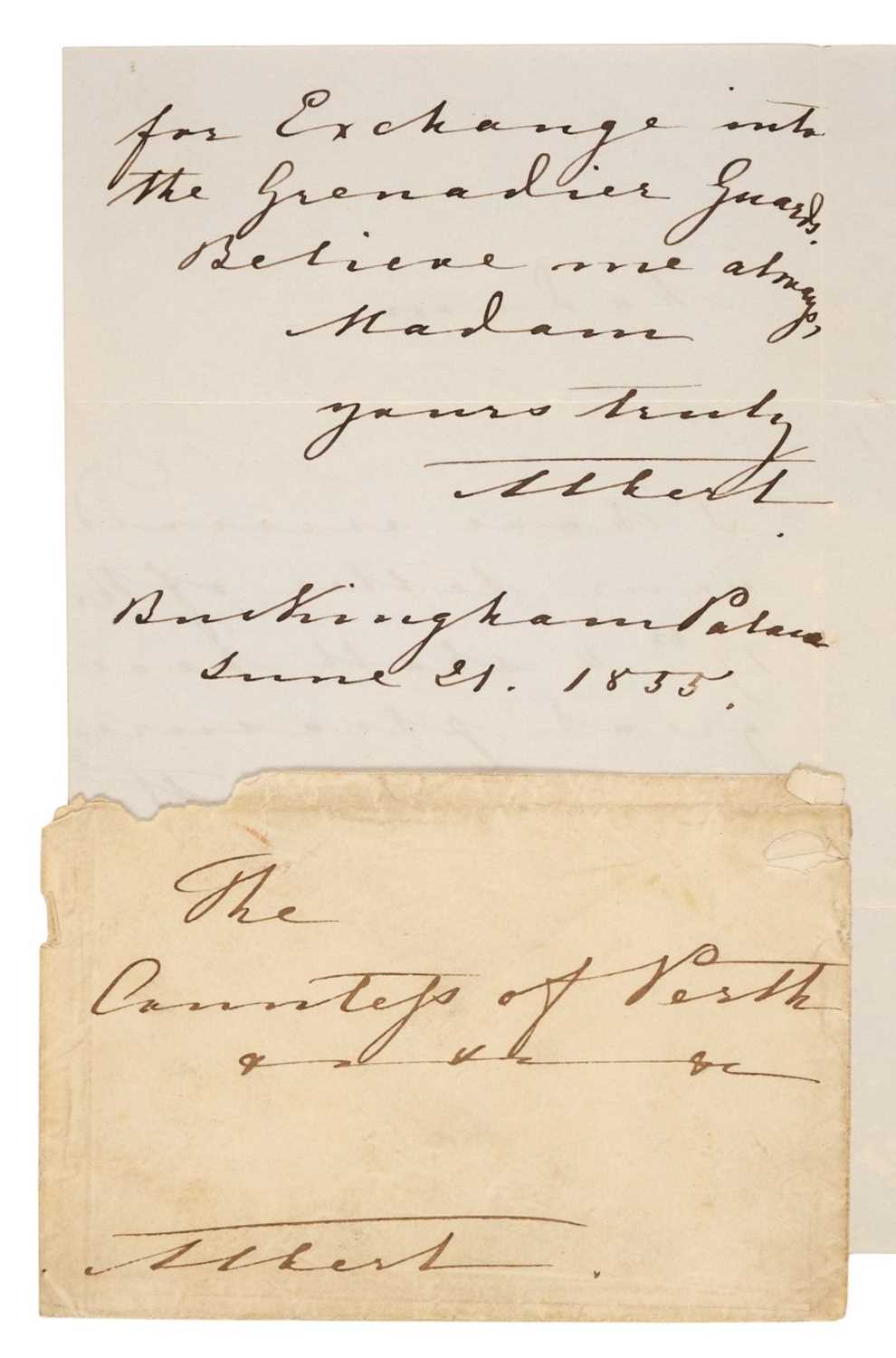 Lot 243 - Albert (1819-1861). Autograph Letter Signed,