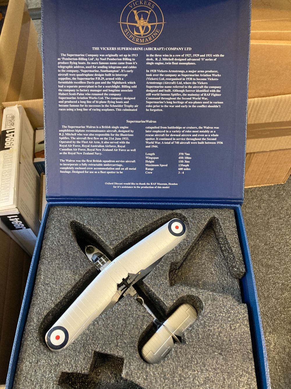 Lot 276 - Model Aircraft. Frog penguin series Hampden