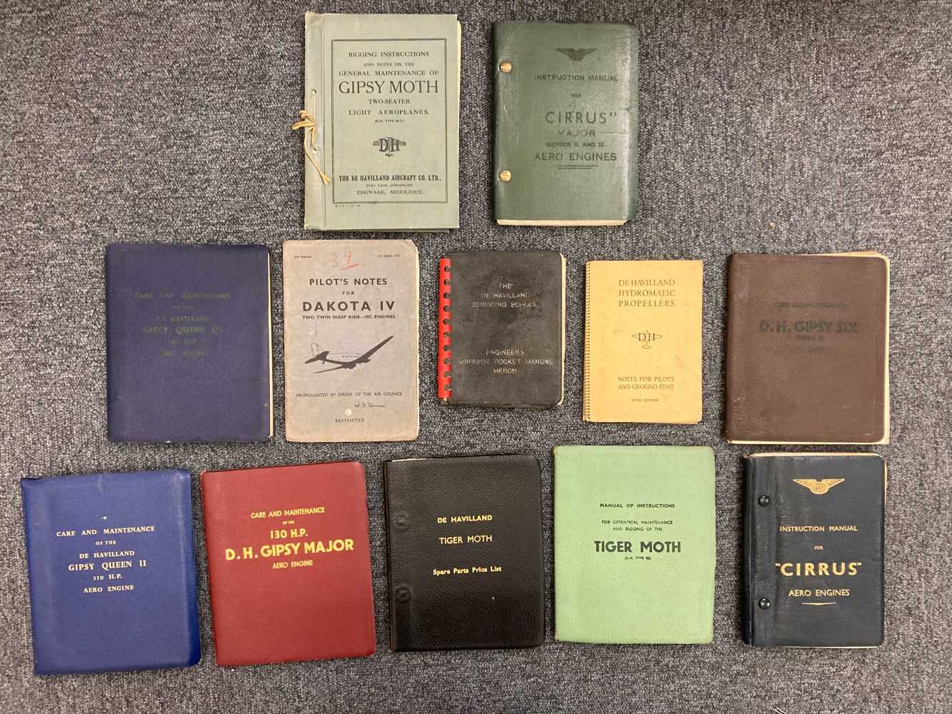 Lot 7 - Aviation Manuals. A collection of early