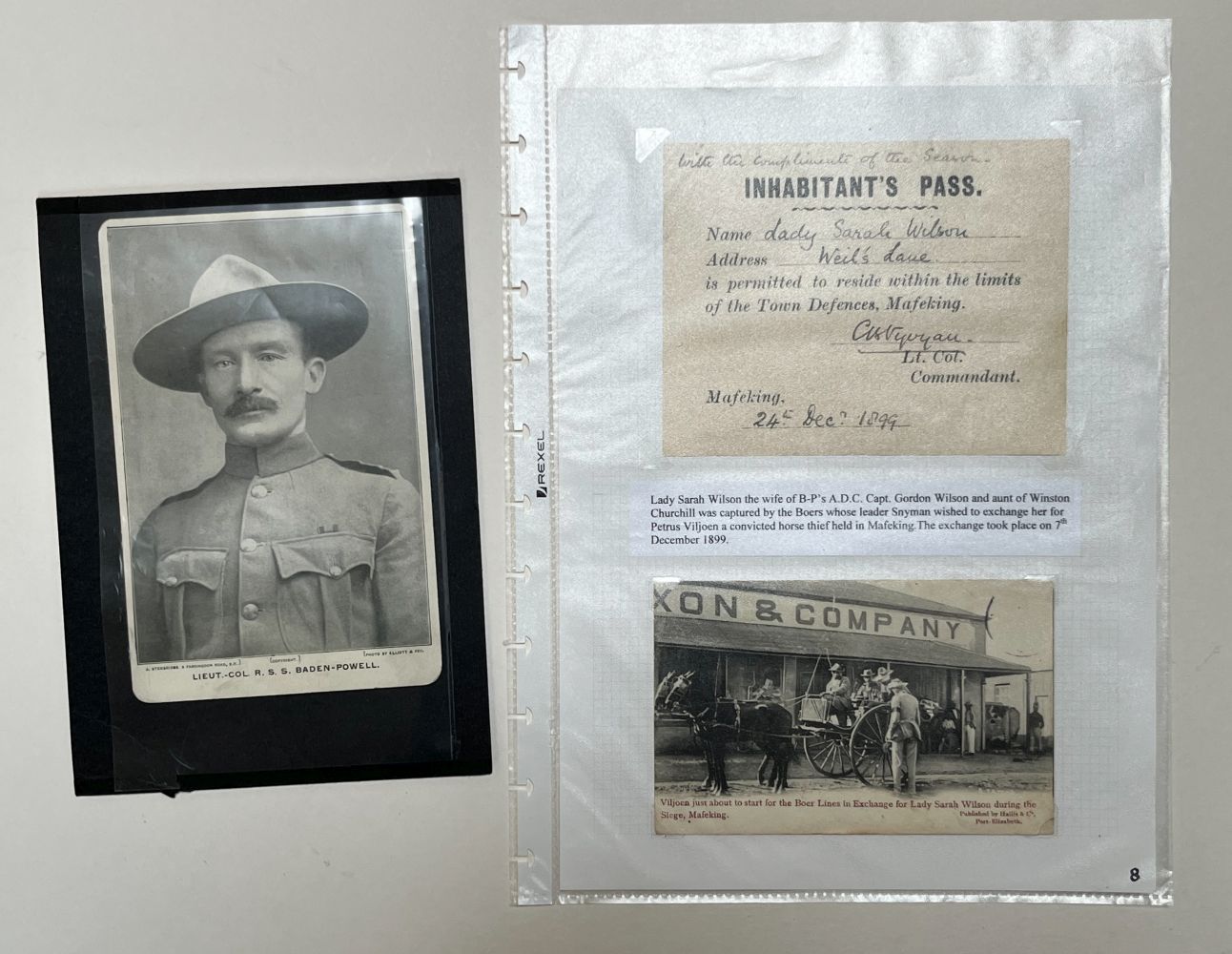 Lot 310 - Siege of Mafeking. A collection of ephemera