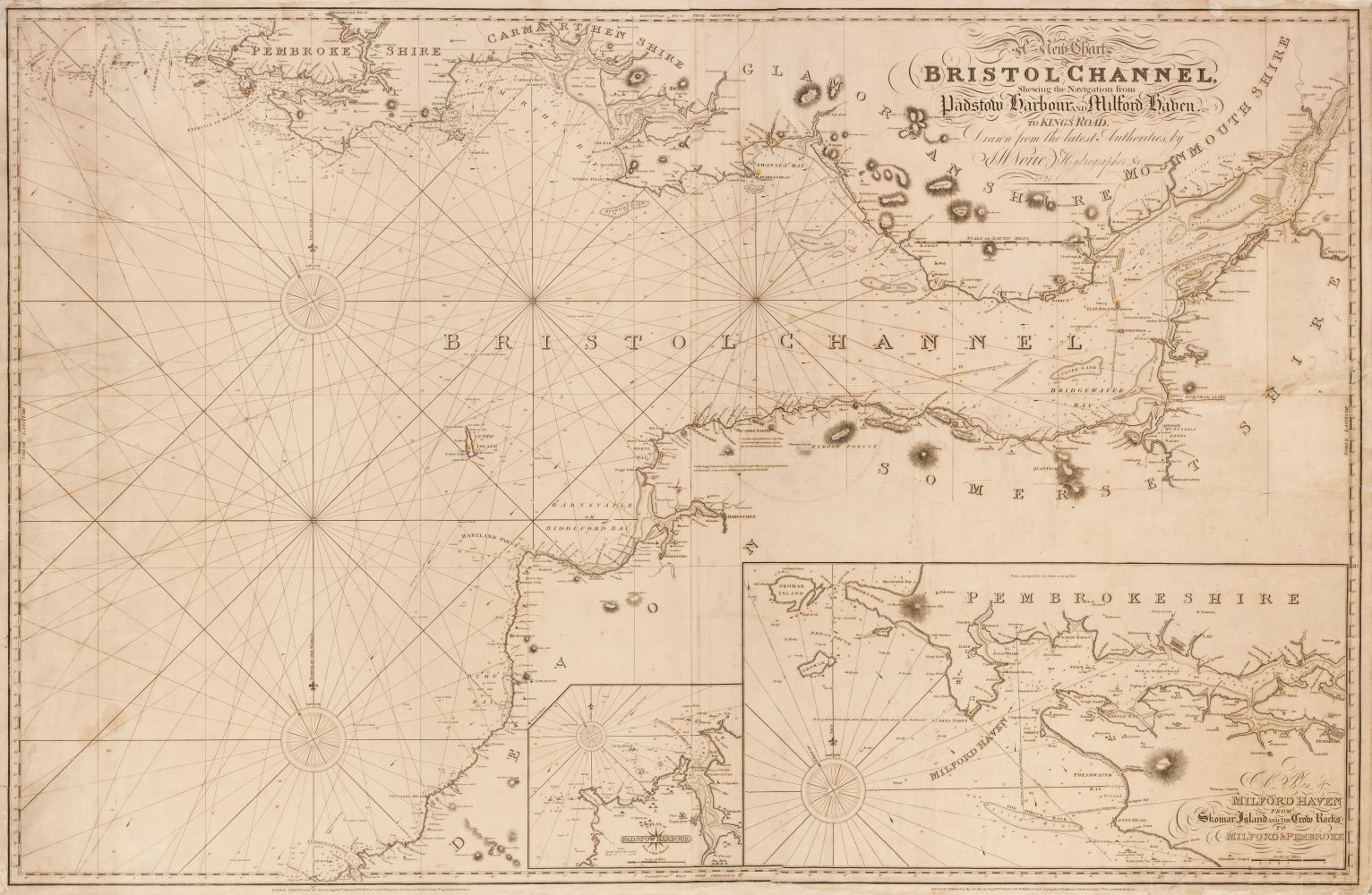 Lot 109 - Bristol Channel. Norie (J. W.), A New Chart