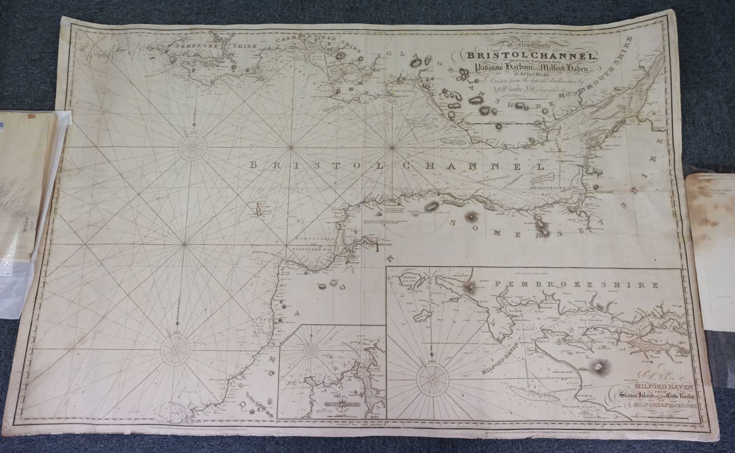 Lot 109 - Bristol Channel. Norie (J. W.), A New Chart