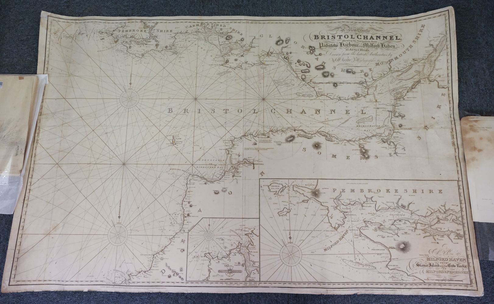 Lot 109 - Bristol Channel. Norie (J. W.), A New Chart