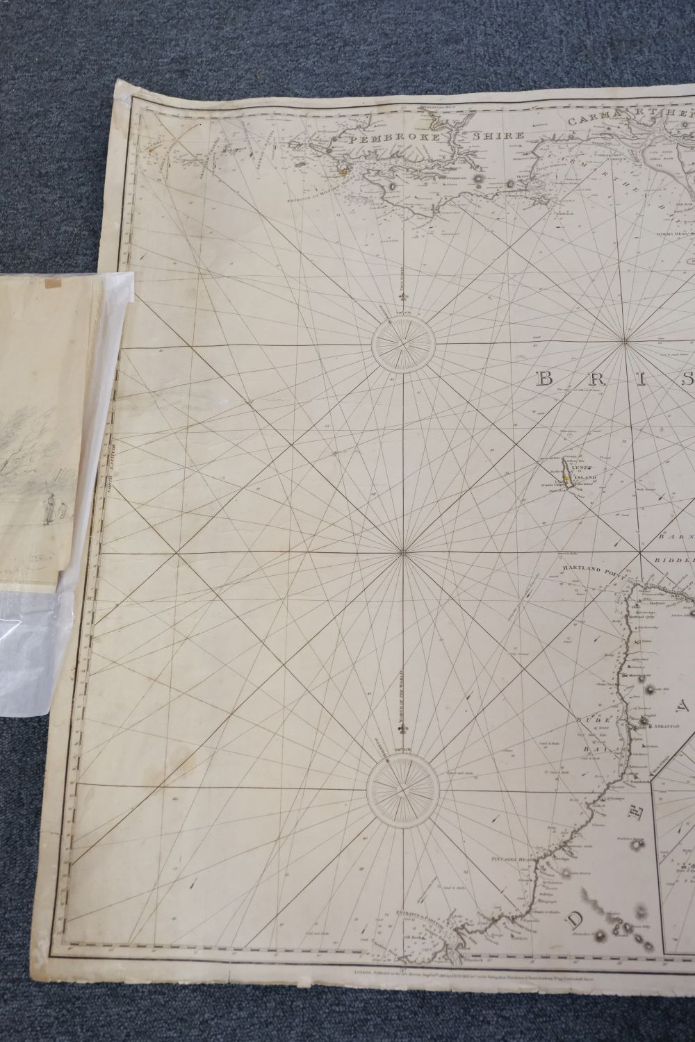 Lot 109 - Bristol Channel. Norie (J. W.), A New Chart