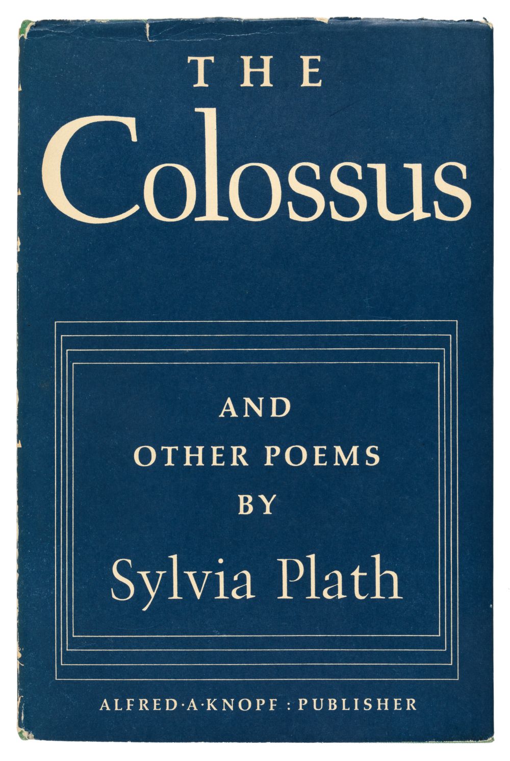 Lot 954 - Plath (Sylvia). The Colossus, 1st U.S.