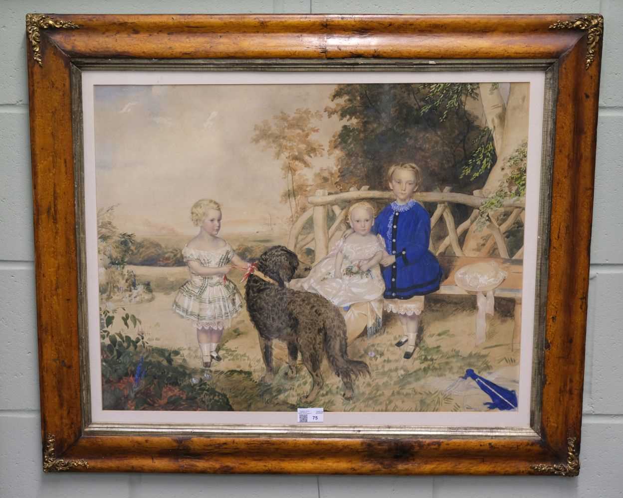 Lot 75 - English School. Victorian Child Portraits,