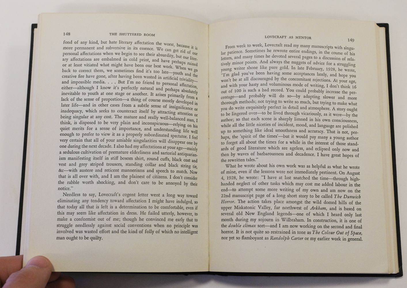 Lot 942 - Lovecraft (H.P.) The Shuttered Room, 1959