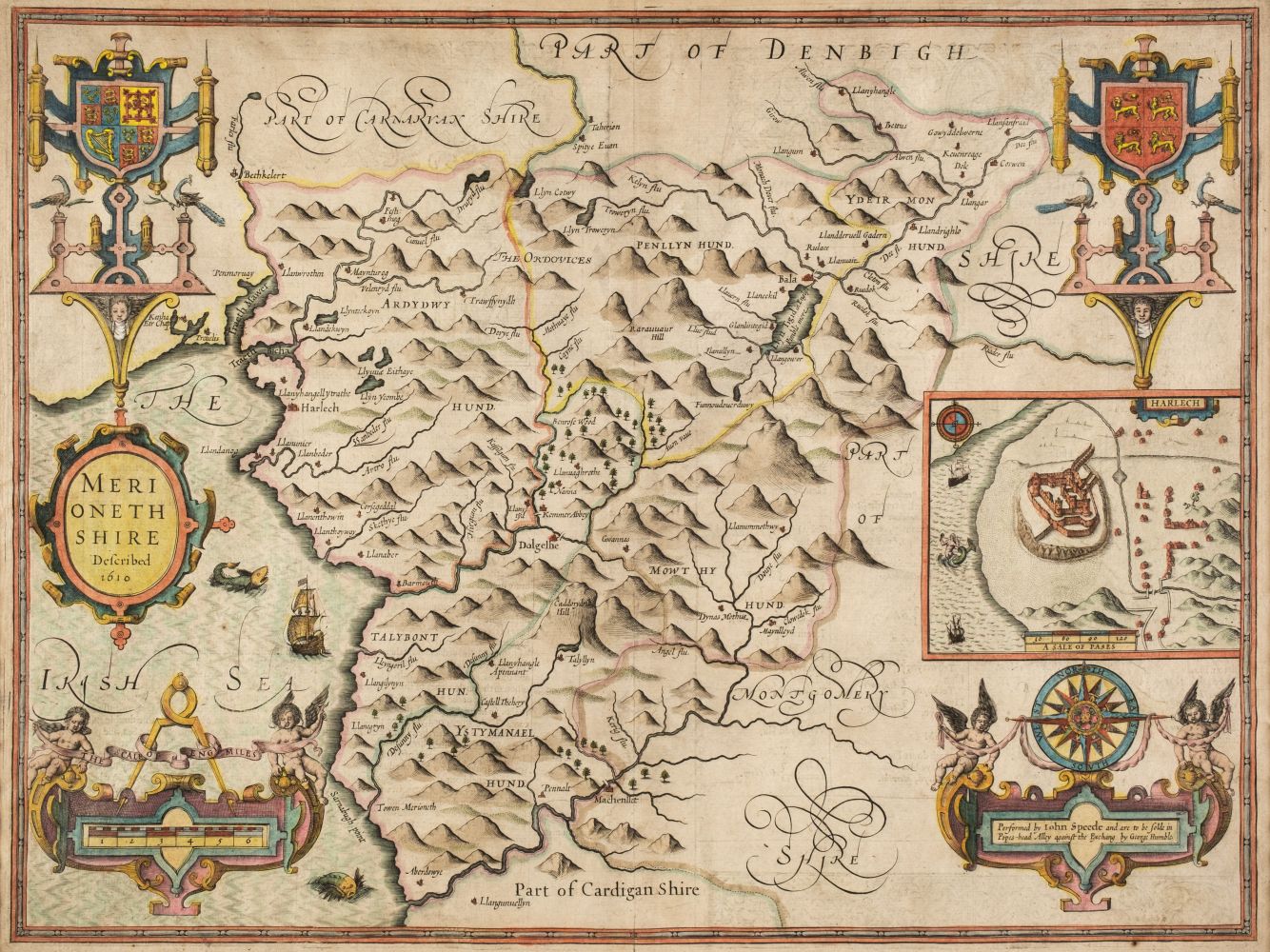 Lot 171 - Merionethshire. Speed (John), Merionethshire,