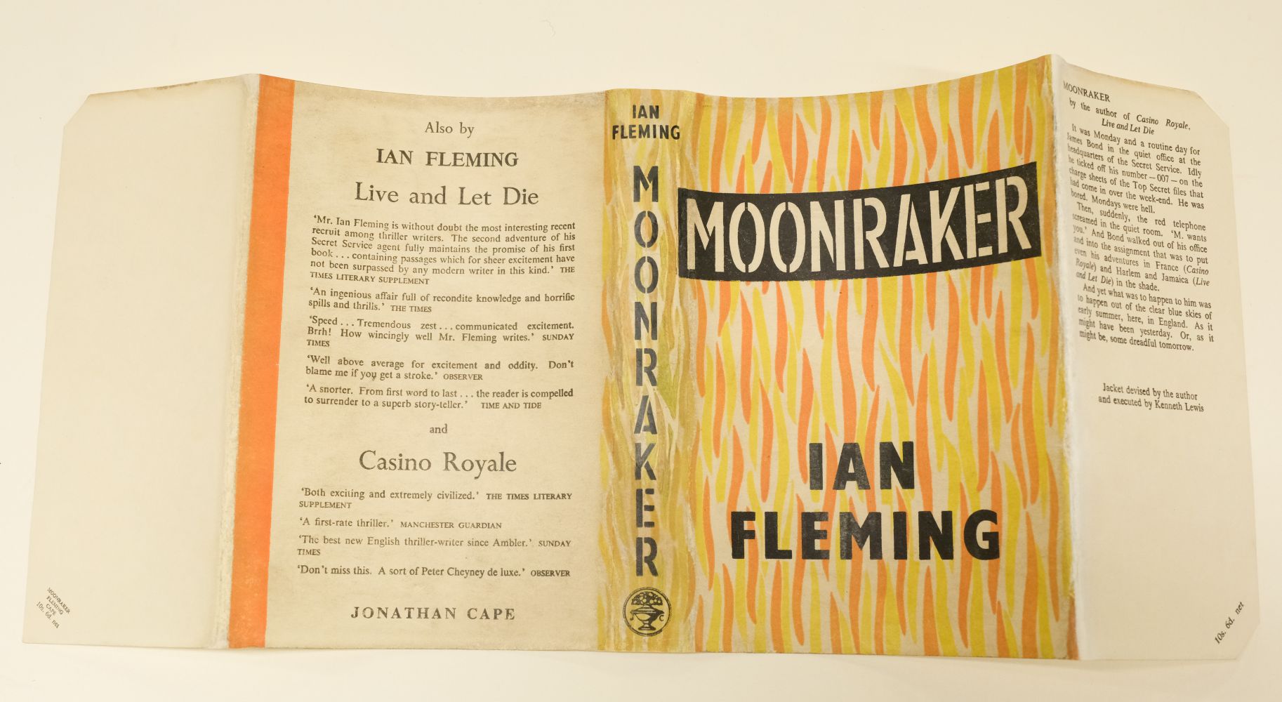 Lot 870 - Fleming (Ian). Moonraker, 1st edition, 2nd