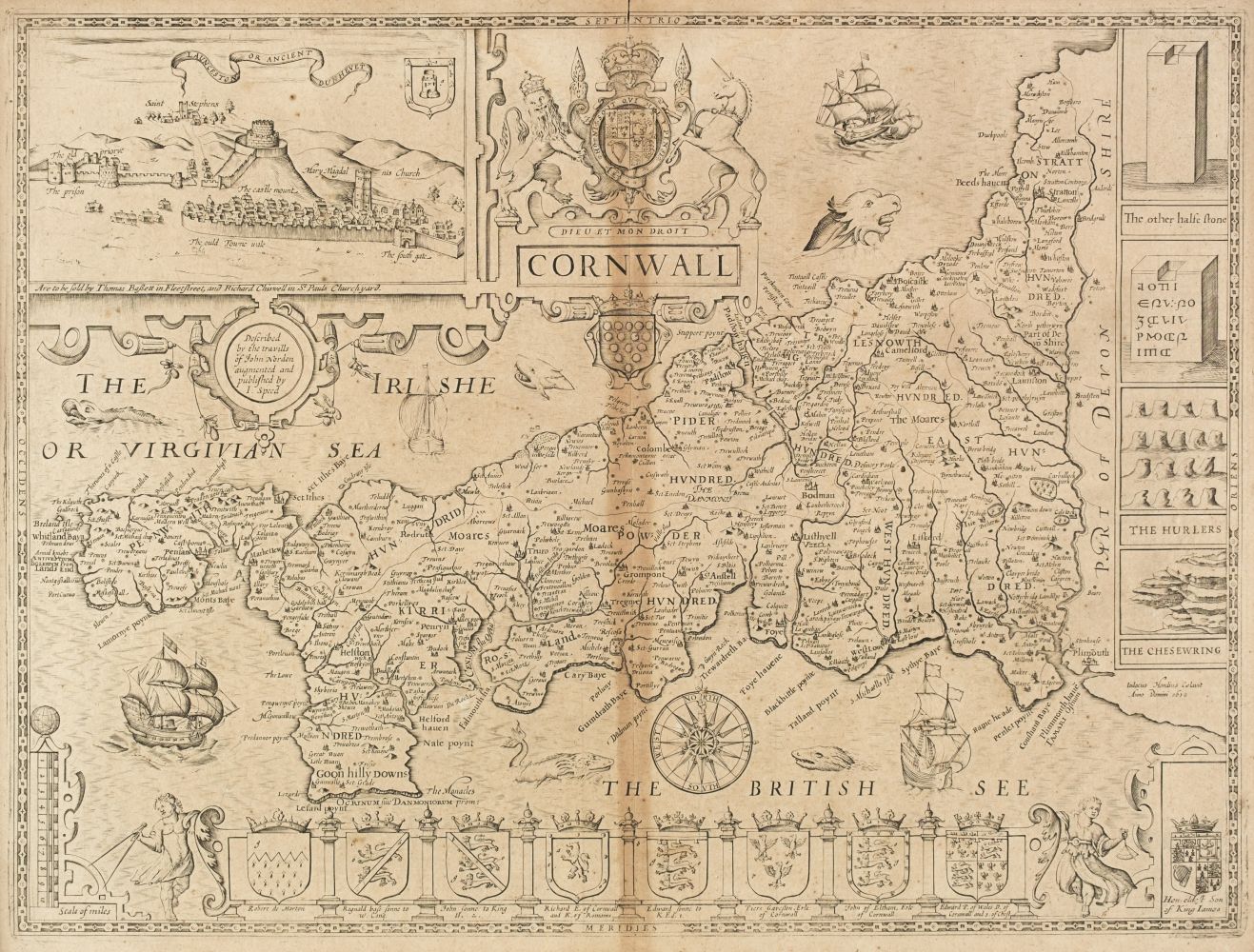Lot 131 - Cornwall. Speed (John), Cornwall, Thomas