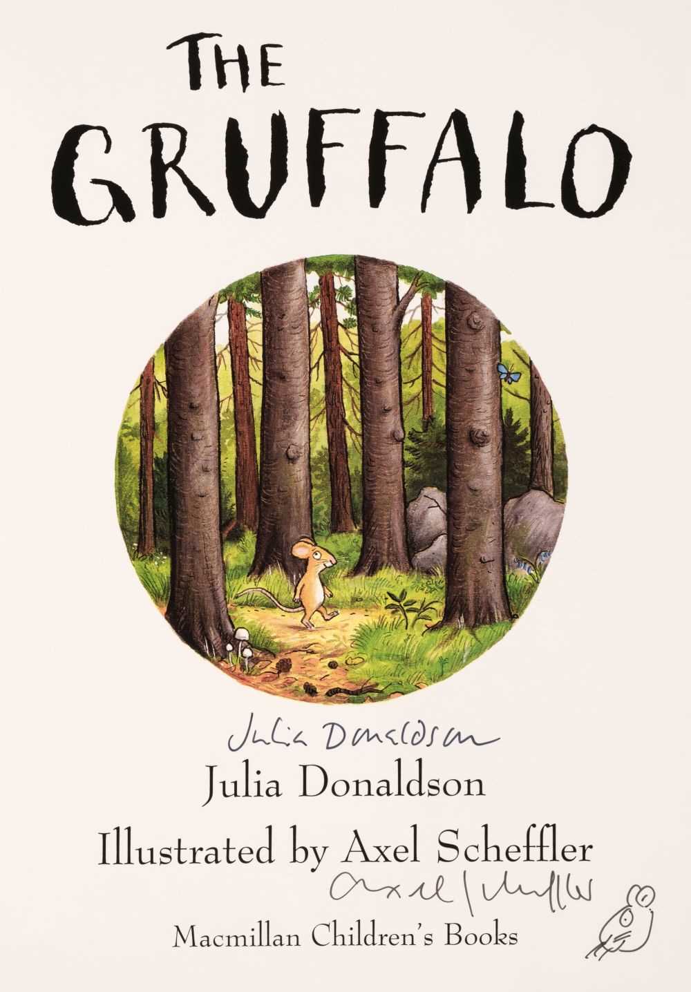 Lot 661 - Donaldson (Julia). The Gruffalo, 1st Gift