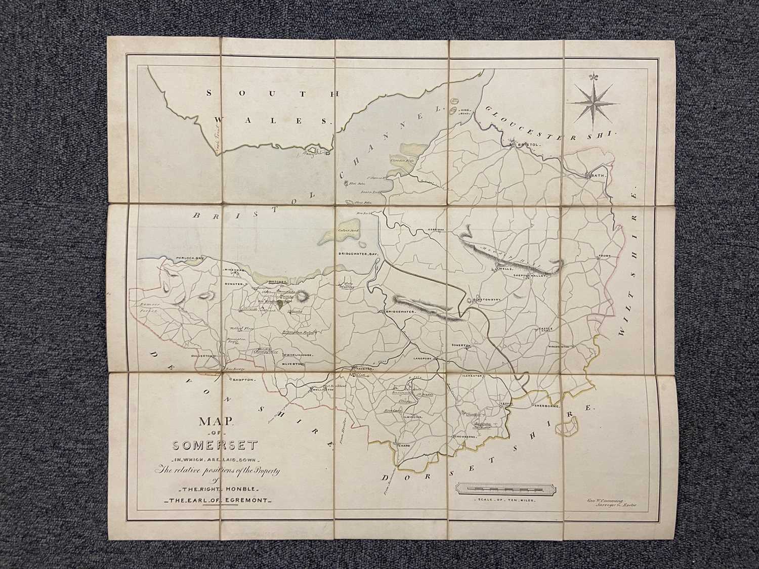 Lot 143 - Folding Maps. A collection of 12 maps, 19th