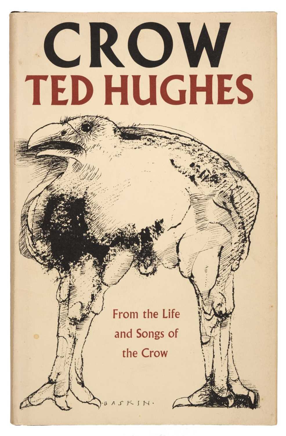 Lot 894 - Hughes (Ted). Crow, From the Life and Songs