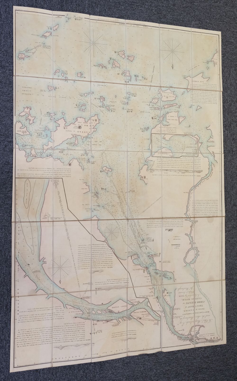Lot 185 - Pearl River. Horsburgh (James)..., Chart of